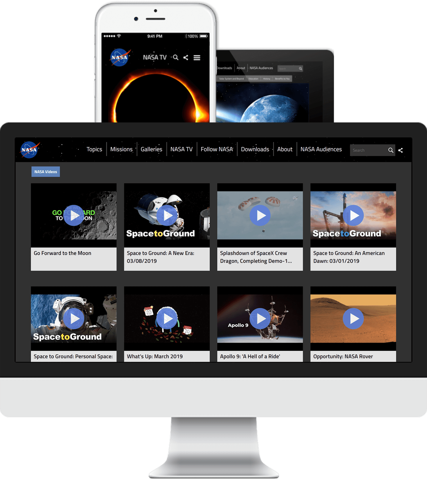 Award Winning Nasa Site | Drupal & AWS Portfolio | Mobomo Mobomo